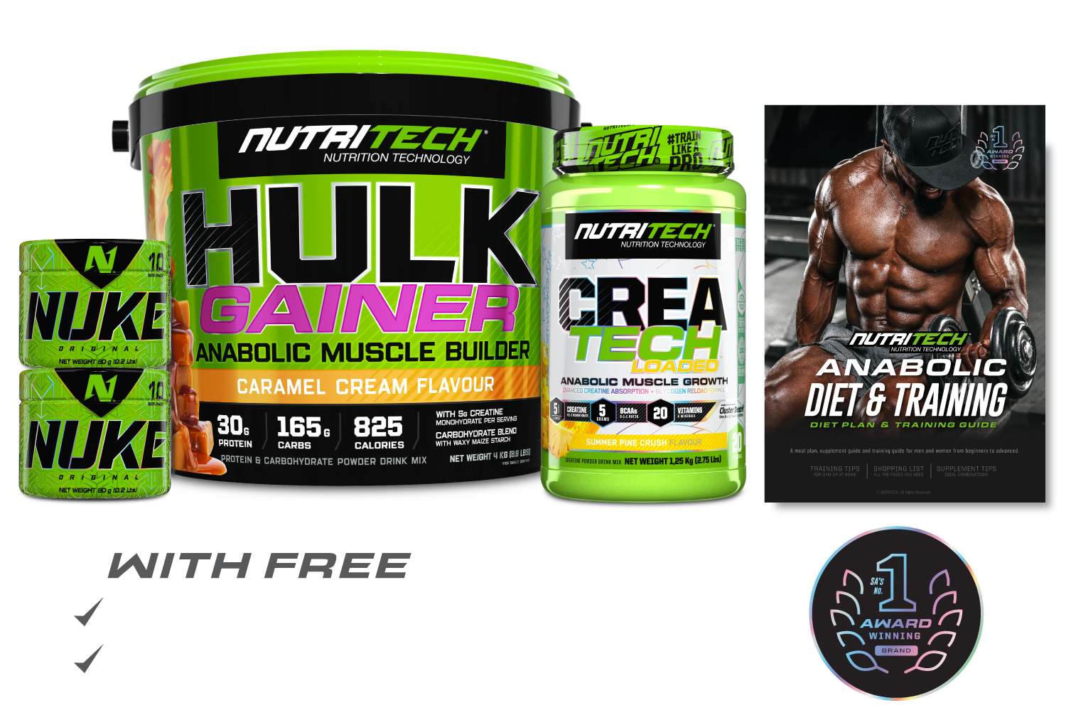 HULK GAINER 4Kg – NUTRITECH® Global